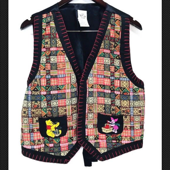 Disney | Jackets & Coats | Disney Winnie The Pooh Piglet Vest Basket ...